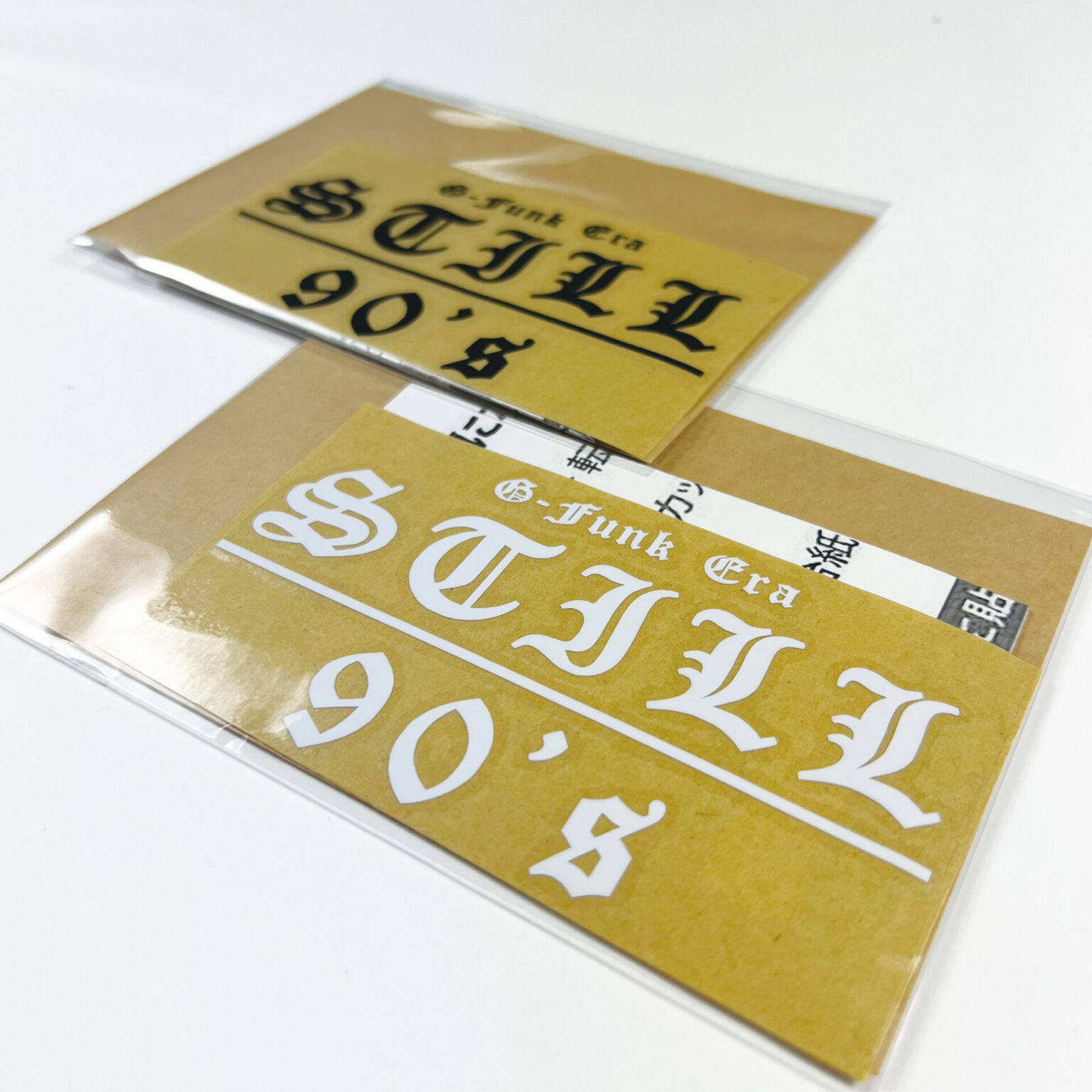 【STILL 90’s】カッティングステッカー 白黒 Westcoast G-FUNK 西海岸 | MAMESUKE STORE
