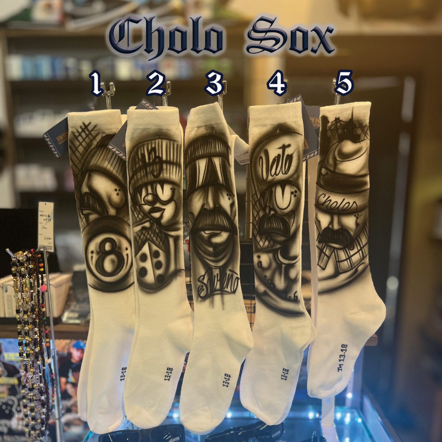 【Cholo Sox】チョロソックス ハンドメイド メキシコ産 Hecho En Mexico チカーノ Chicano メキシカン ...