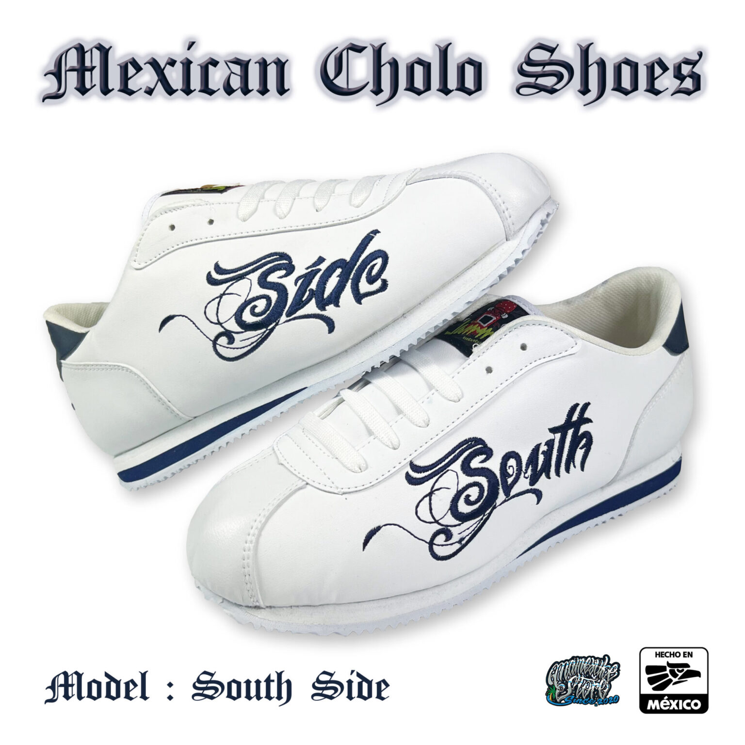 【Mexican Cholo Shoes】South Side スニーカー メキシコ産 Cortez コルテッツ Chicano チカーノ ...
