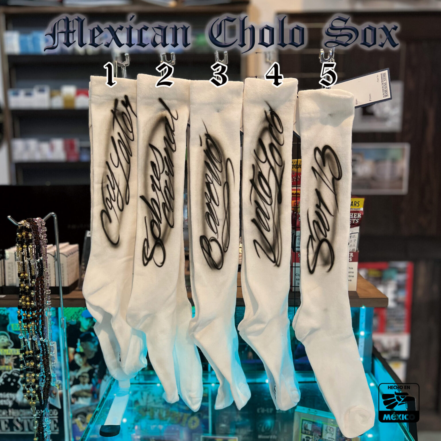【Mexican Cholo Sox】メキシカンチョロソックス 1～5 ハンドメイド メキシコ産 Hecho En Mexico チカーノ ...